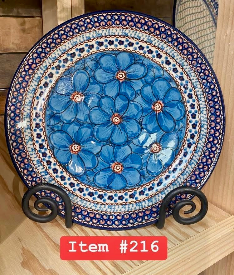 Polish Pottery Unikat 408C Dinner Plate – Polska Polish Pottery & Gifts